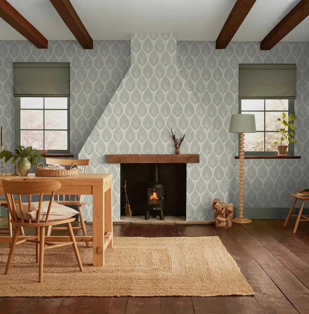 Flame Leaf Wallpaper – bowerbirds.co.uk