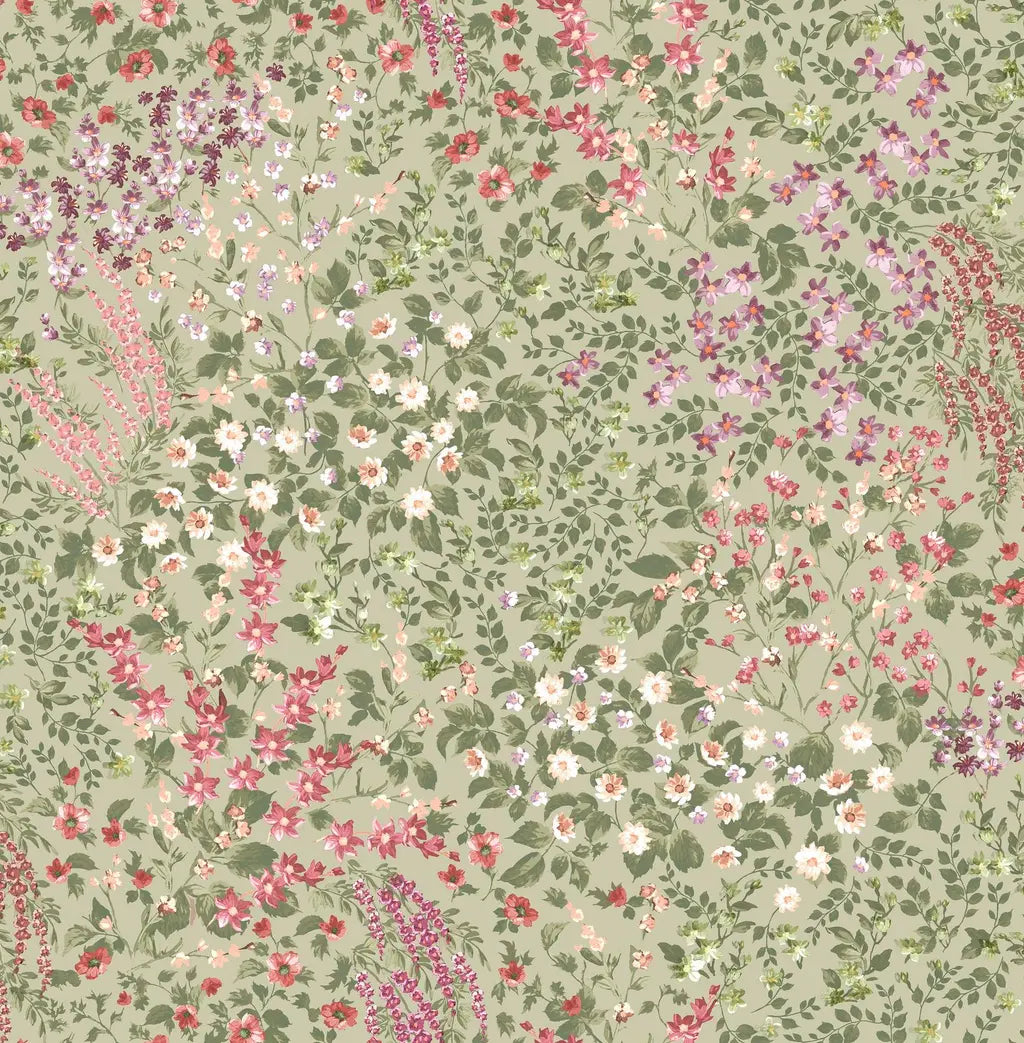 Painterly Flora Wallpaper – bowerbirds.co.uk